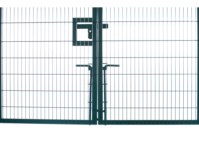 Commercial Double Green Gate 4.0m x 1.7m